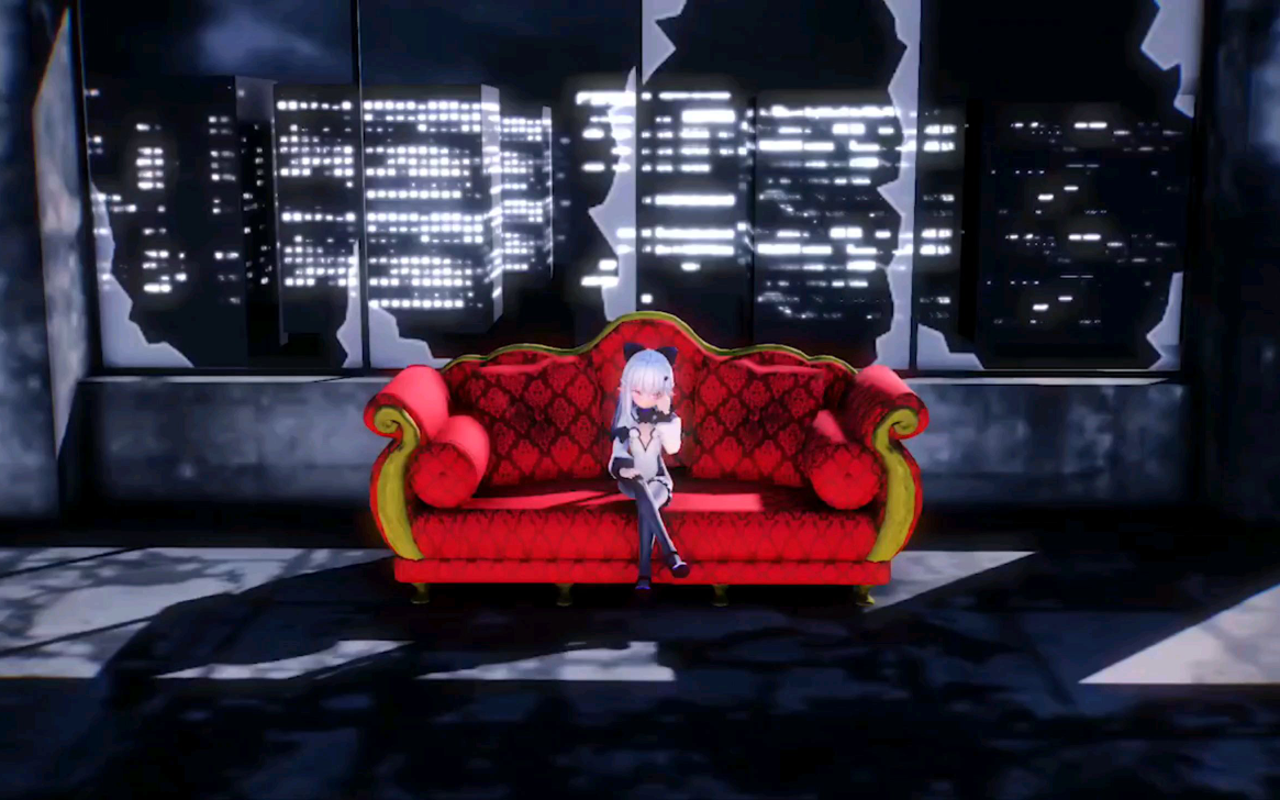 【全民】小丁，小姐姐的少女前线FN57，可爱的57儿童节装扮来袭！这么可爱的白貂来要糖吃，你会给她吗